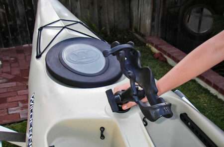 Installing a RAM Rod Holder for kayak fishing | Kayak Manual